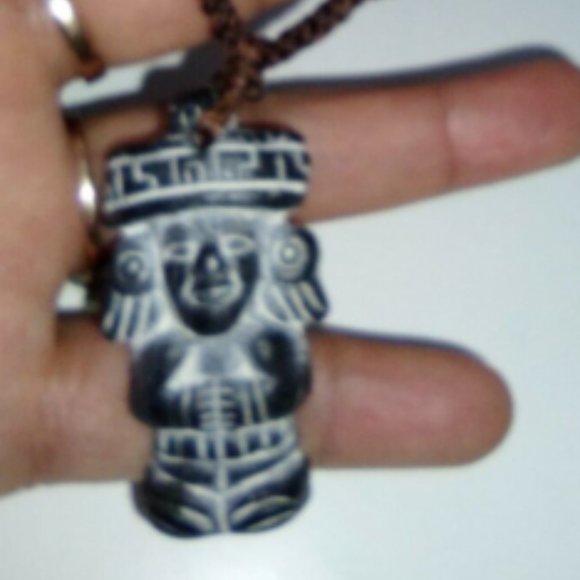 Jewelry | Peruvian Necklace Woven In Macrame Thread And Inca Warrior ...